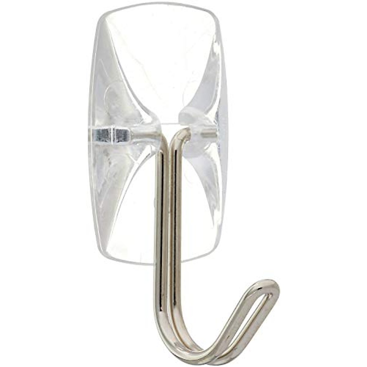 Command Small Clear Wire Hooks with Clear Strips, 3 ea