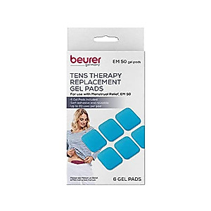 Beurer EM50RP Replacement Electrode Gel Pads for Beurer EM50 TENS Unit and Heating Pad
