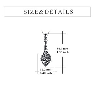 YFN Seashell Urn Necklace for Human Ashes Sterling Silver Shell Ashes Keepsake Cremation Pendant Sea Theme Beach Jewelry for Women Men Dog Cat (Seashell 2)