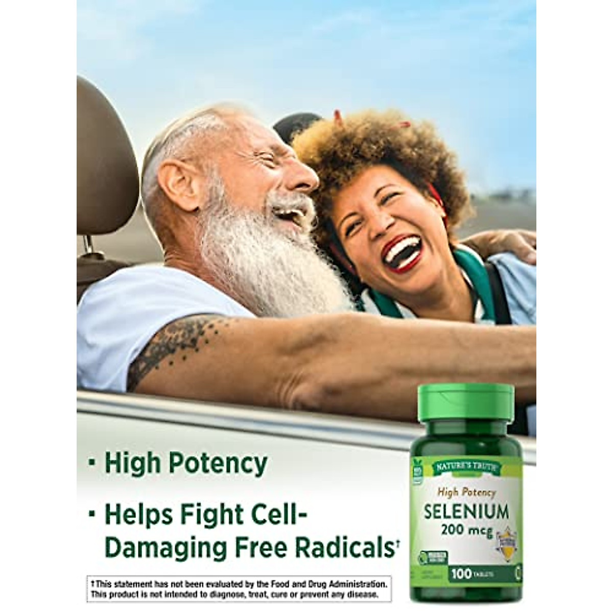 Nature's Truth Selenium 200 mcg Supplements, 100 Count