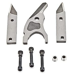 Genesis GAESB14 8 Piece Metal Shear 14 Gauge Swivel Head Blades & Bushings Replacement Set for Genesis GES40 Electric Shear