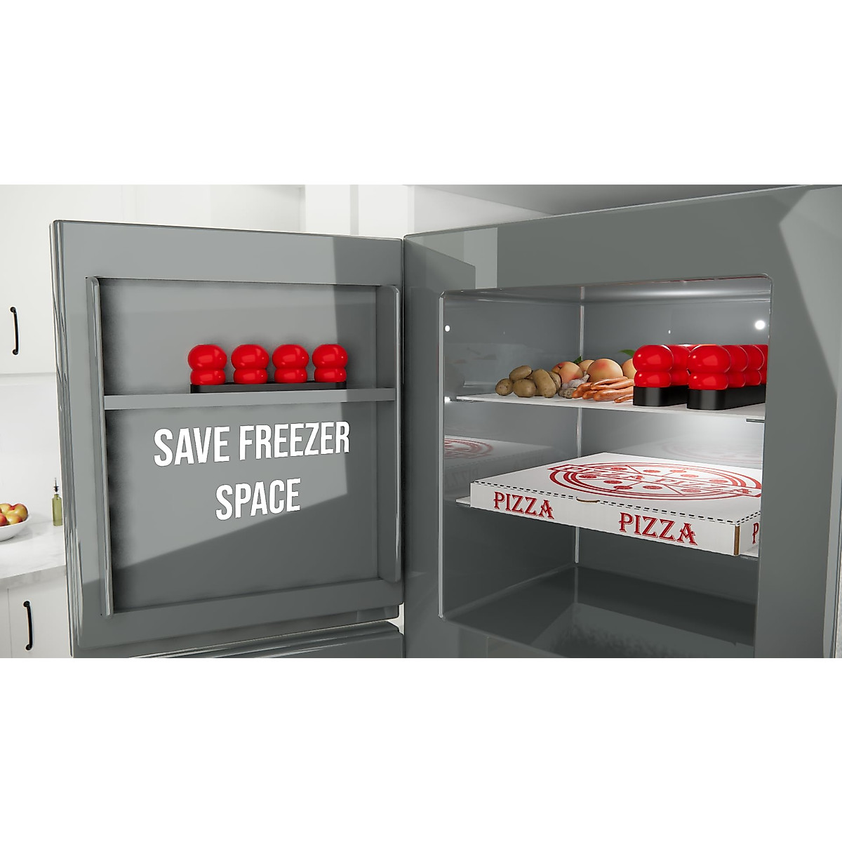 Kong Freezer Holder with Built in Plugs Kong Stand Dog Enrichment (Medium)