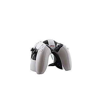 Nyko Charge Arc for Playstation 5 - Aesthetic Charging Station for PlayStation5 - Dualsense Charger - LED Charge Indication Lights - White and Black - Playstation 5