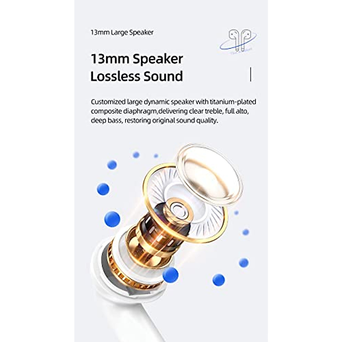 Wireless Earbuds Bluetooth 5.2Chip Bluetooth Earphones Earbud Noise Cancellation Sports Headphones with Charging Case Bluetooth Headphone Earbuds Gaming Ear Pods for Running 28hrs of Play Time (Black)