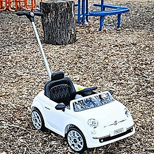 Fiat push car White