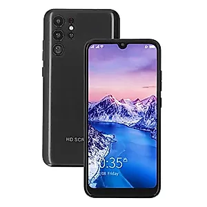 Dpofirs S22 Smartphone Unlocked, 6.26in FHD Screen, 4GB RAM 64GB ROM, GSM Unlocked Cellphone for Android 10, Dual SIM Slots Mobile Phone, 2800mAh Battery (Black)