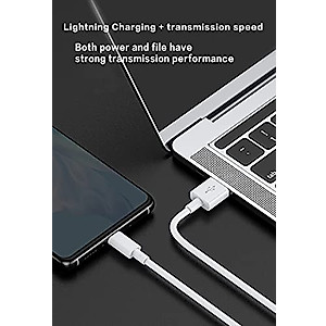 ZUKUN USB Cable, 1-Pack, 6 ft, Type C Charger Premium TPE USB C Cable, USB A to Type C Fast Charge 3A, USB 3.0, USB Charging Cable 6ft, White