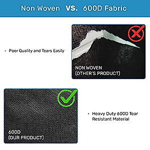 HOLDN' STORAGE Extra-Large Under Bed Shoe Storage Organizer - Underbed Storage Solution Fits Men's and Women's Shoes, High Heels, and Sneakers with Durable Vinyl Cover & Extra-Strong Zipper - Black