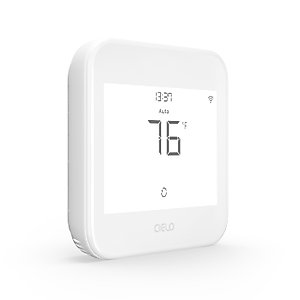 Cielo Smart Thermostat Eco | Energy Star Certified Thermostat | Supports Conventional Systems up to (2H/2C) & Heat Pumps (4H/2C) | Free C-Wire Adapter in Box | NOT for Mini Split Systems | (White)