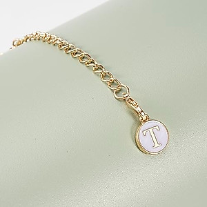 MOTAIN Letter Charm Accessories For Stanley Cup,Name Id Letter Handle Charm For Stanley Tumbler,Water Cup Handle Identification Letter Charm(T)