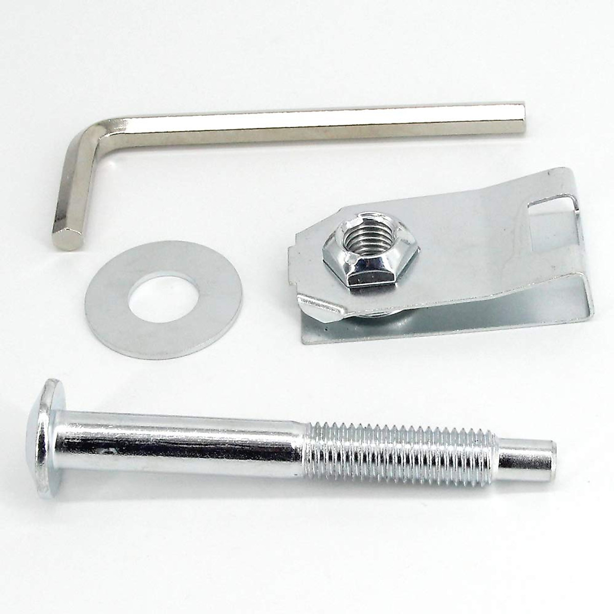 Truck Bed Mounting Hardware Kit Set of 6 Bolts, Washers, Captured Nuts Replacement for 1997-2014 Ford F-150 2006-2008 Lincoln Mark LT Replaces 924-313 W708605-S436 W709424-S901