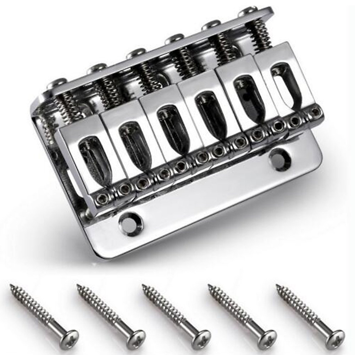 Electric Guitar Fixed Bridge,Electric Guitar String Bridge Electric Guitar Fixed Pull String Board Electric Guitar Parts Musical Instrument Accessories