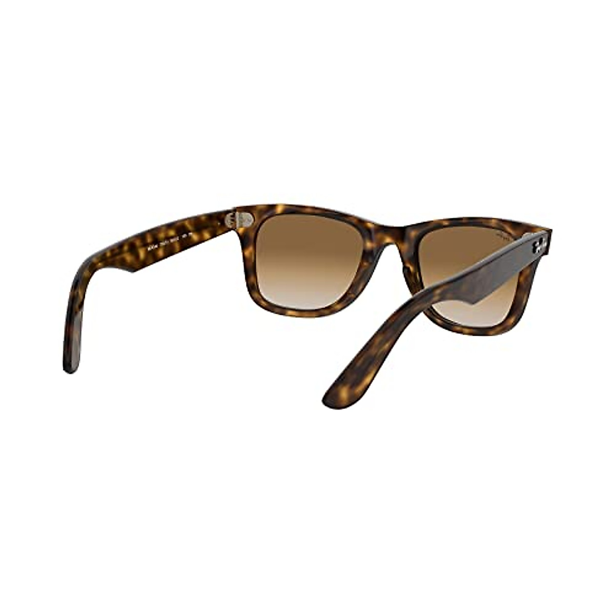 Ray-Ban Rb4340 Wayfarer Ease Square Sunglasses, Light Havana/Clear Gradient Brown, 50 mm