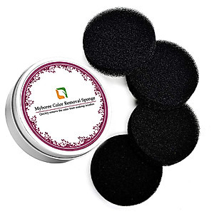Myboree Makeup Brushes Cleaner Eye Shadow or Blush Color Removal Sponge Kit