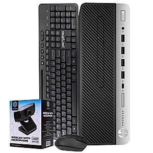 HP 600G3 Desktop Computer, Intel Core i5 Quad Core, 16GB RAM, 512GB Solid State Drive, DVD, Wi-Fi, Windows 10 Professional (Renewed)