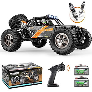 HAIBOXING Remote Control Car,1:12 Scale 4x4 RC Cars Protector 38+ KM/H Speed, 2.4G All-Terrain Off-Road Truck Toy Gifts for Boys and Adults Included Two Rechargeable Batteries Provide 40+ Min Playtime