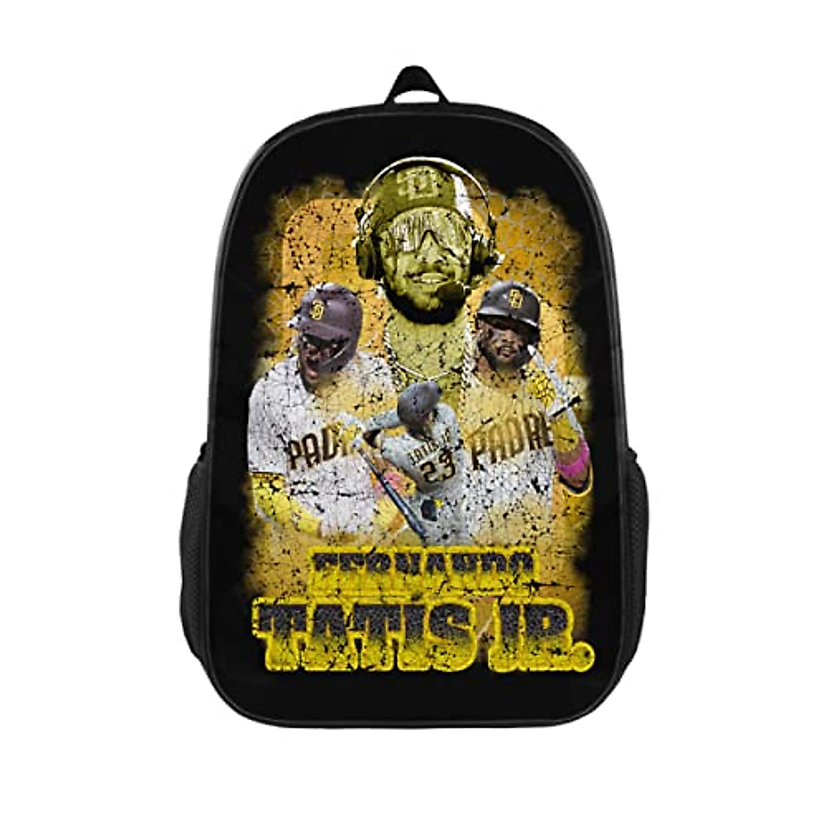 Fernando Tatis Jr Retro Ej8 Student school bag school cycling leisure travel camping outdoor backpack 17inch