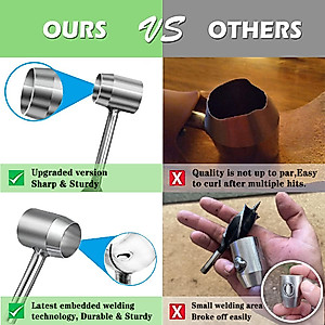 CANTENDO Bushcraft Gear for Survival Settlers,Bushcraft Drill & Survival Saw,Bushcraft Tools and Gear,Settlers Wrench Hand Auger Wood Drill,Scotch Eye Wood Auger