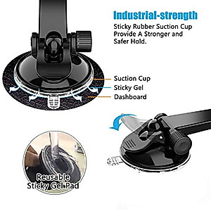 WixGear Magnetic Mount, Universal Dashboard Curved Magnetic Phone Car Mount Holder for Cell Phones and Mini Tablets with Fast Swift-snap Technology, Magnetic Cell Phone Mount