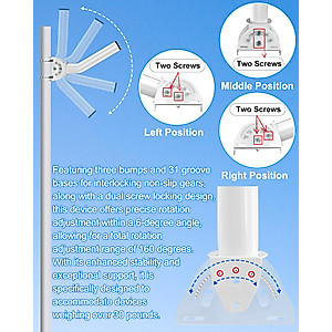 Universal Antenna Mount,11 Inches J Pole and Wall-Mounted Mounting Bracket for Outdoor Point to Point Access Point CPEs, TV Antennas, Wireless Bridges, Starlink Mini Dish and More