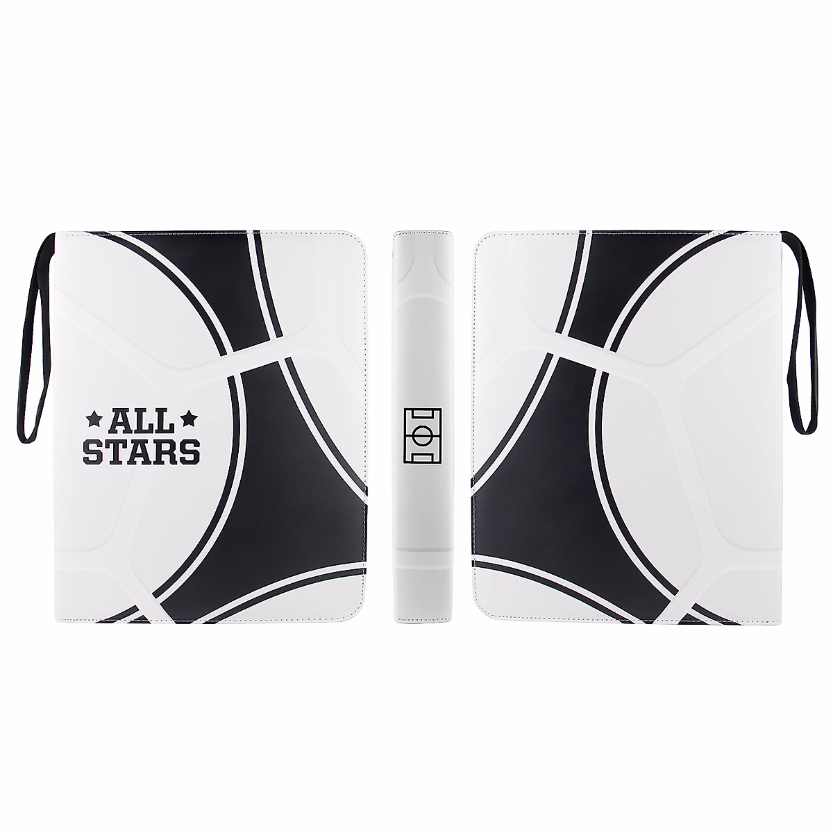 9-Pocket TONESPAC 900 Card Binder Compatible with Football Cards, Soccer Cards, Sport Cards, for Trading Cards,Storage Case with Removable Sheets Trading Card Holder (Football, 900Pockets)-