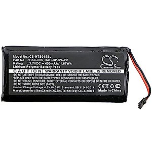 NUBODI Replacement for Battery HAC-006, HAC-BPJPA-C0 HAC-015, HAC-016, HAC-A-JCL-C0, HAC-A-JCR-C0, Switch Controller