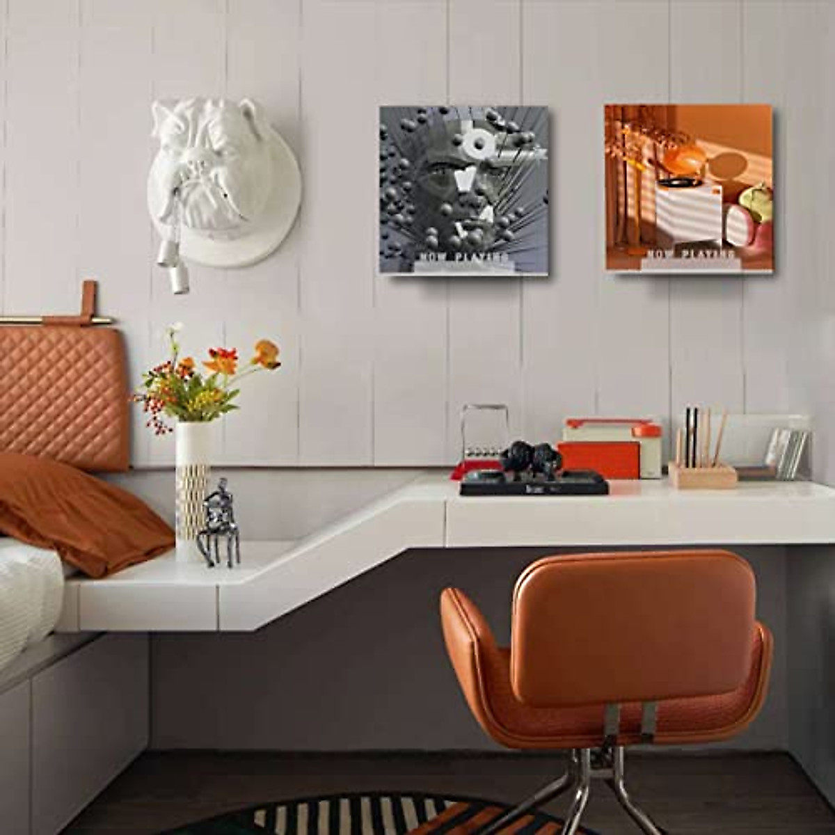 Boloyo Wall Mount Now Playing Vinyl Record Stand, Acrylic Vinyl Record Storage Shelf, Record Display Stand for Vinyl Records and LP Record Floating Shelves Record Storage Holder(Clear)