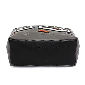 Chala Group Deluxe Vegan Leather Every Day Tote Bag Purse : 13.5 x 14 inches (Paw Print)