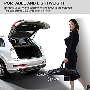 Projector Screen with Stand 100 inch Portable Projection Screen 16:9 4K HD Rear Front Projections Movies Screen with Carry Bag for Indoor Outdoor Home Theater Backyard Cinema Travel