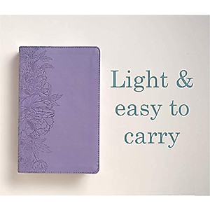 KJV Personal Size Giant Print Holy Bible (Red Letter, LeatherLike, Peony Lavender, Indexed): Includes Free Access to the Filament Bible App Delivering ... Notes, Devotionals, Worship Music, and Video