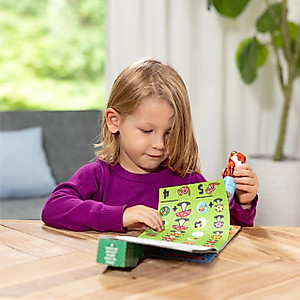 Melissa & Doug Sticker Wow!™ 24-Page Activity Pad and Sticker Stamper, 300 Stickers, Arts and Crafts Fidget Toy Collectible Character – Fox