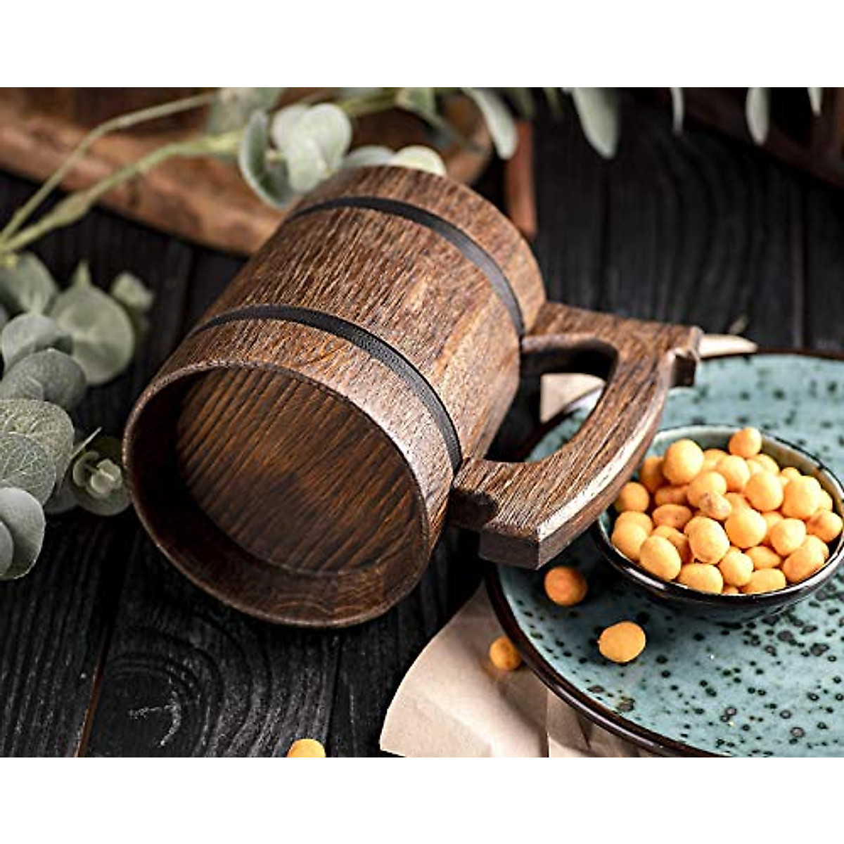 Swords don't kill DM's do Beer Mug. D20 Wooden Beer Mug. Dungeon and Dragons Mug. Dungeon Master Personalized Mug. D&D Gift. DnD Beer Stein. Gift for Men. Gamer Gift. Beer Tankard. Gift for Him K250