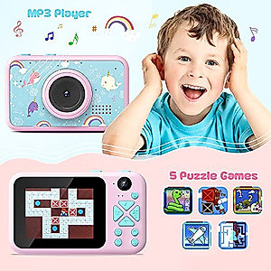 Digital Baby Camera for Kids Teens Boys Girls Adults 40MP 1080P Dual Lens MP3 Compact Mini Camera Kid Camera for Kids Student