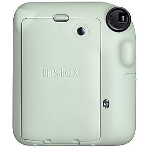 Fujifilm INSTAX Mini 12 Instant Film Camera (Mint Green) Bundle, Includes: INSTAX Mini Film (20 Exposures), INSTAX Mini 12 Case and More (5 Items)