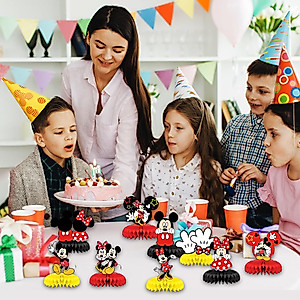 Centerpiece Table Decorations Set of 9 pcs Birthday Decorations – Versatile Paper Honeycomb Decorations for Birthday Party, Baby Shower, Kids Parties – Easy Assembly Party Decorations