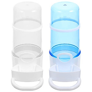 PATKAW Pigeon Supplies 2 Pcs Automatic Bird Feeders Parrot Water Dispenser Hanging Food Water Bowl Bottle for Pet Parrot Budgie Lovebirds Cockatiel Cage Supplies Bird Water Dispenser