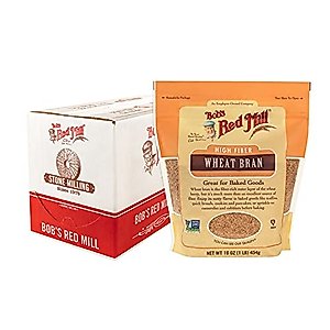Bob's Red Mill Wheat Bran, 16-ounce (Pack of 4)