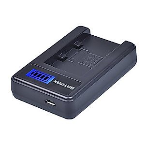 Batmax 2Packs NP-FH50 Battery + LCD USB Charger for Sony NP-FH30,NP-FH40,NP-FH50 H Series Batteries;Sony Alpha DSLR A230, DSLR A290, DSLR A330, DSLR A380, DSLR A390, Cyber-Shot DSC-HX1 Handycams