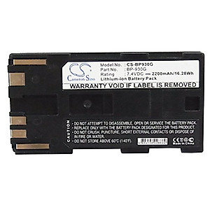 FYIOGXG Cameron Sino Battery for Canon GL1, GL2, XHA1, XHG1, XL1, XL1S, XL2, XLH1 2200mAh