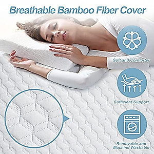 ONLIMET Mattress Topper California King, 3 Inch Gel Memory Foam Mattress Topper for Body Support & Pressure Relief with Breathable & Removable & Washable Bamboo Fiber Cover (72X84'')