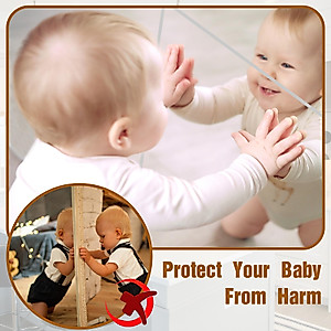 Queekay 20 Pcs Home Gym Mirrors 8'' x 8'', 12'' x 12'' Mirror Tiles Self Adhesive Workout Frameless Acrylic Wall Mirror 2mm Thick Wall Mounted Mirror Sheet Mirror Trays for Wedding Table Centerpieces