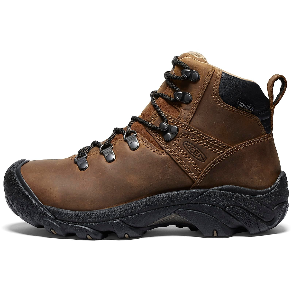KEEN Women's Pyrenees Mid Height Waterproof Hiking Boots, Syrup, 9