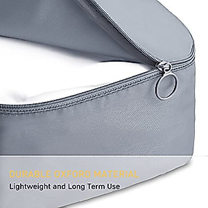 Packing Cubes For Travel, VAGREEZ 7 Pcs Luggage Suitcase Packing Organizers Bags Set with Toiletry Bag Laundry Bag (Grey1)