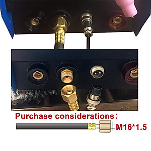 WP17 Tig Welding Torch Air-Cooled Tig Welding 13 Feet Cable,Connector: M16* 1.5 Two-pin socket