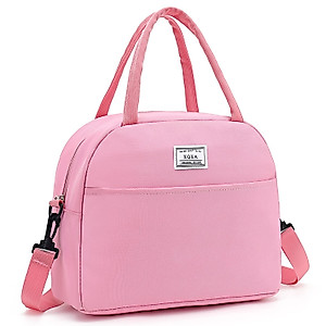 XQXA Lunch Bag Reusable Insulated Cooler Water Resistant Lunch Box Adult Tote Lunch Bag for Women/Men Work Picnic Beach or Travel