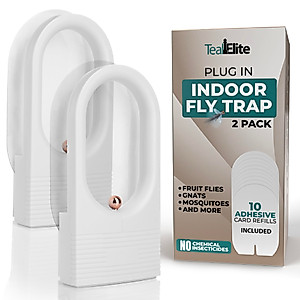 Fly Trap Card Refills - 20 Pack - Refill Cards for Indoor Electronic Plug in Fly Trap for Fruit Flies, Wasps, Gnats, Mosquitos