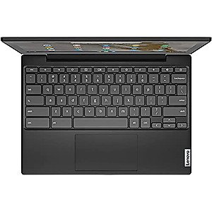 2022 Newest Lenovo Chromebook 3 11 11.6'' Laptop for Business and Student, Intel Celron N4020(up to 2.8GHz), 4GB RAM, 128GB Space(64GB eMMC+64GB Card), Webcam, USB Type-C, Wifi, Chrome OS,Black+JVQ MP