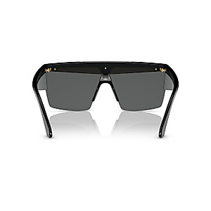 Versace Man Sunglasses Black Frame, Dark Grey Lenses, 0MM
