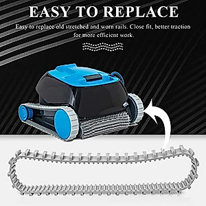Pool Track Replacement for MAYTRONICS Dolphin Compatible with Most MAYTRONICS Dolphin Pool Cleaners #Maytronics Part Number: 9985006-R2(Gray, 2 Pack)