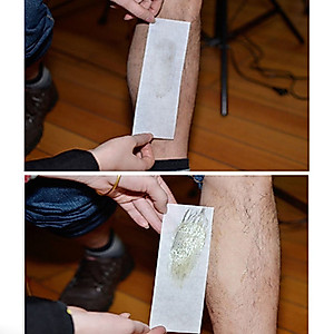 Depilatory Paper,100 Sheet Hair Removal Wax Paper Strips,Disposable Professional Hair Removal Tool Non-woven Waxing Strips,7.9’’ x 2.8’’